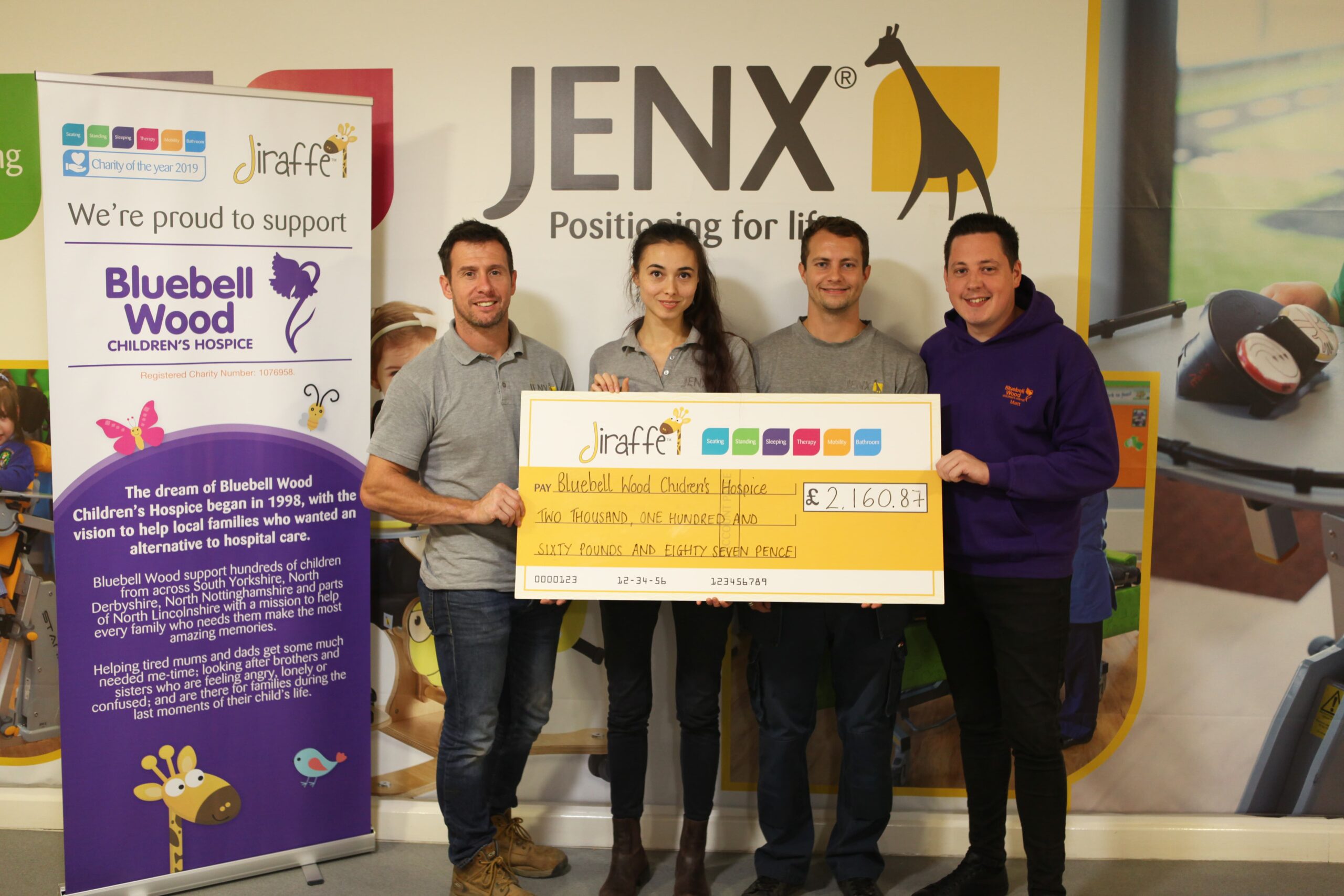 Jenx workmates jump to it for Bluebell Wood - unLTD Business